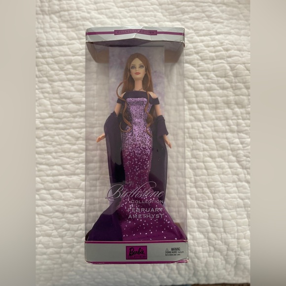 Barbie | Toys | Barbie Birthstone Collection Doll February Amethyst ...